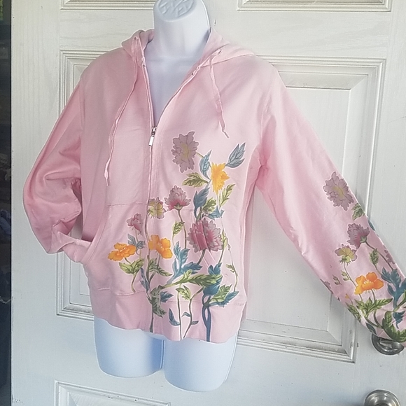 Soho Lady | Tops | Soho Lady Pink Lightweight Sweatshirt | Poshmark